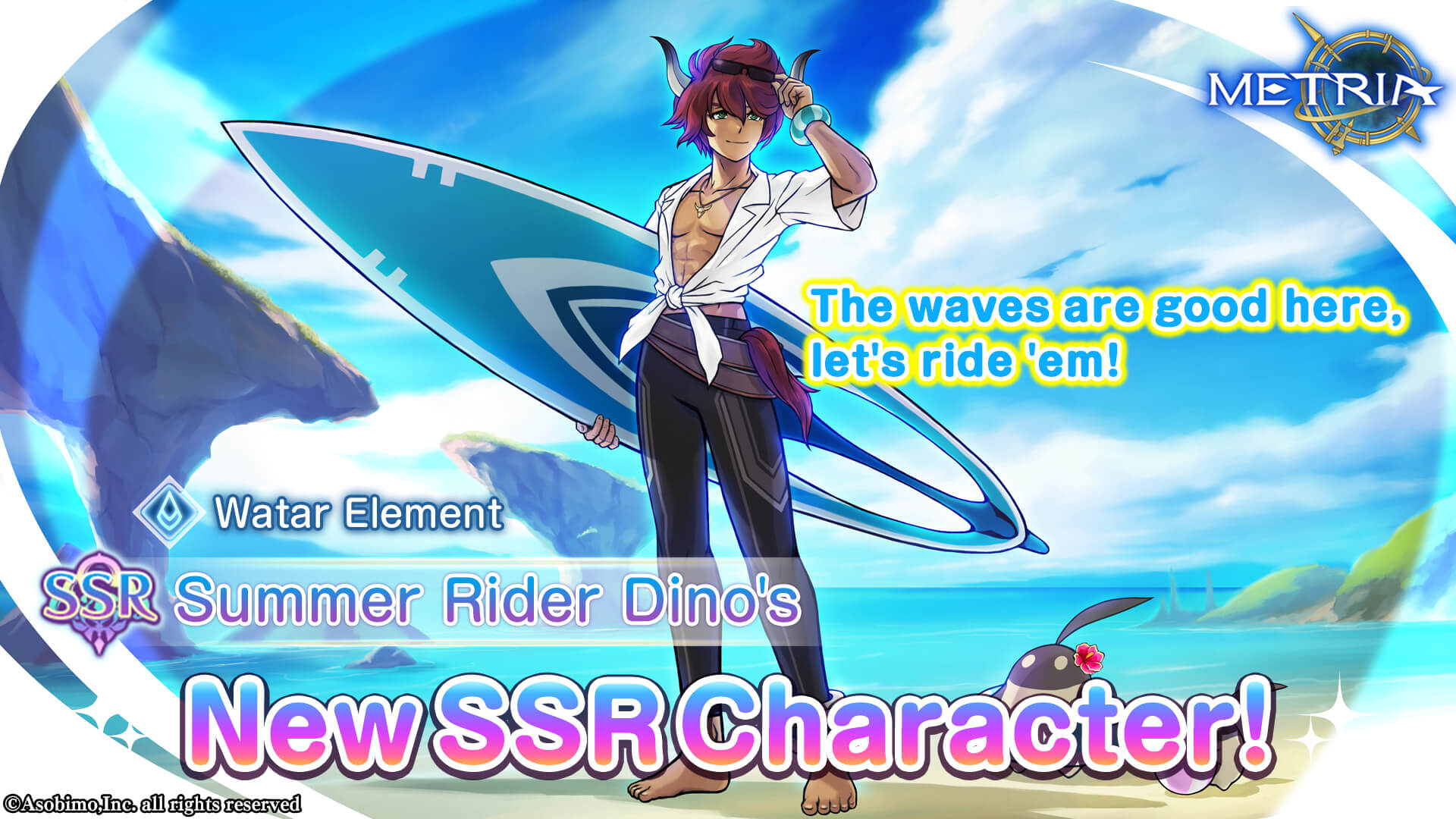Swimsuit Dino Goes Wild on a Surfboard! Summer Event Part 2 “Vacation ...